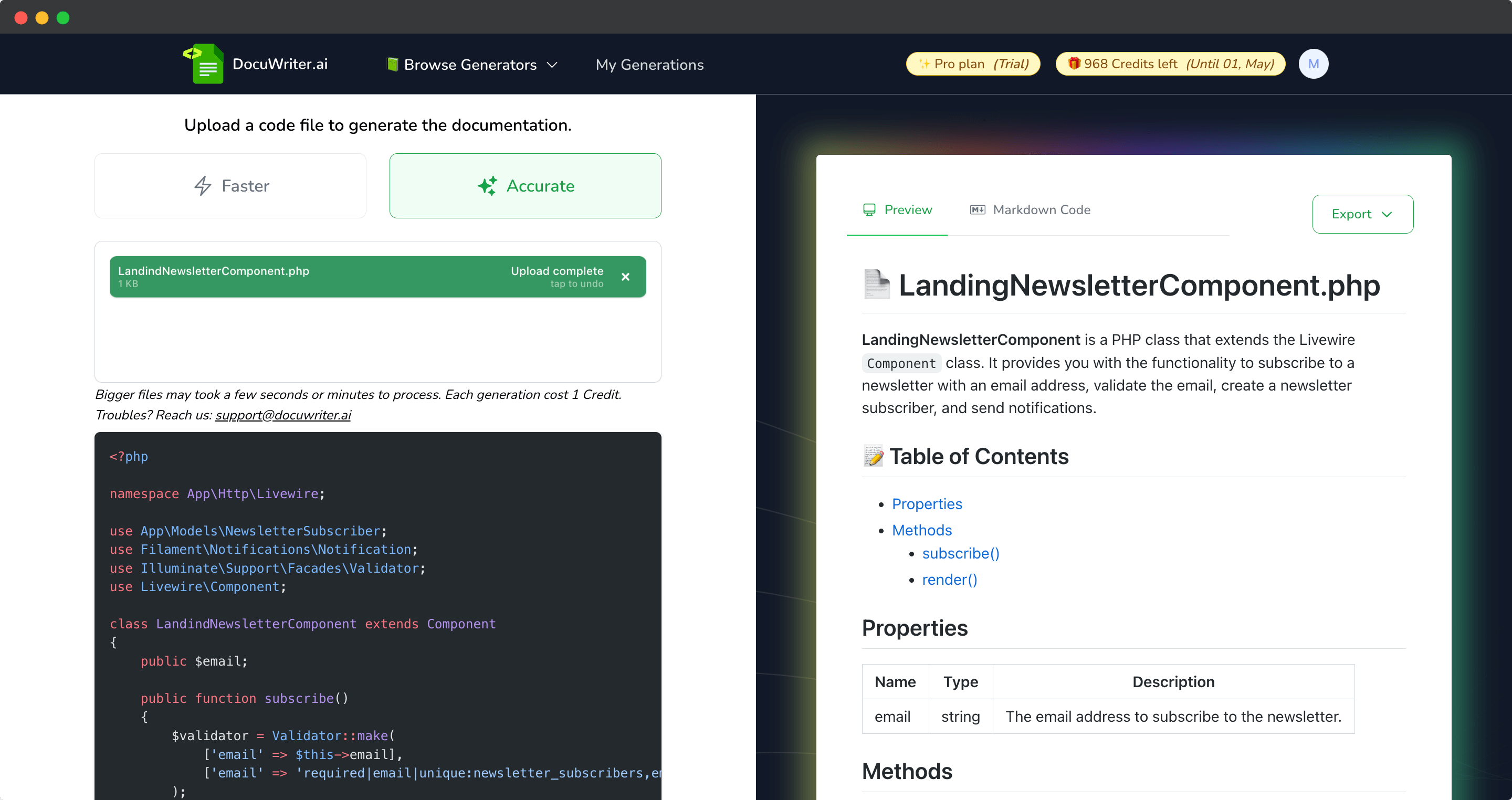 Docuwriterai Ai For Code Documentation Testing And Optimization Refactoring