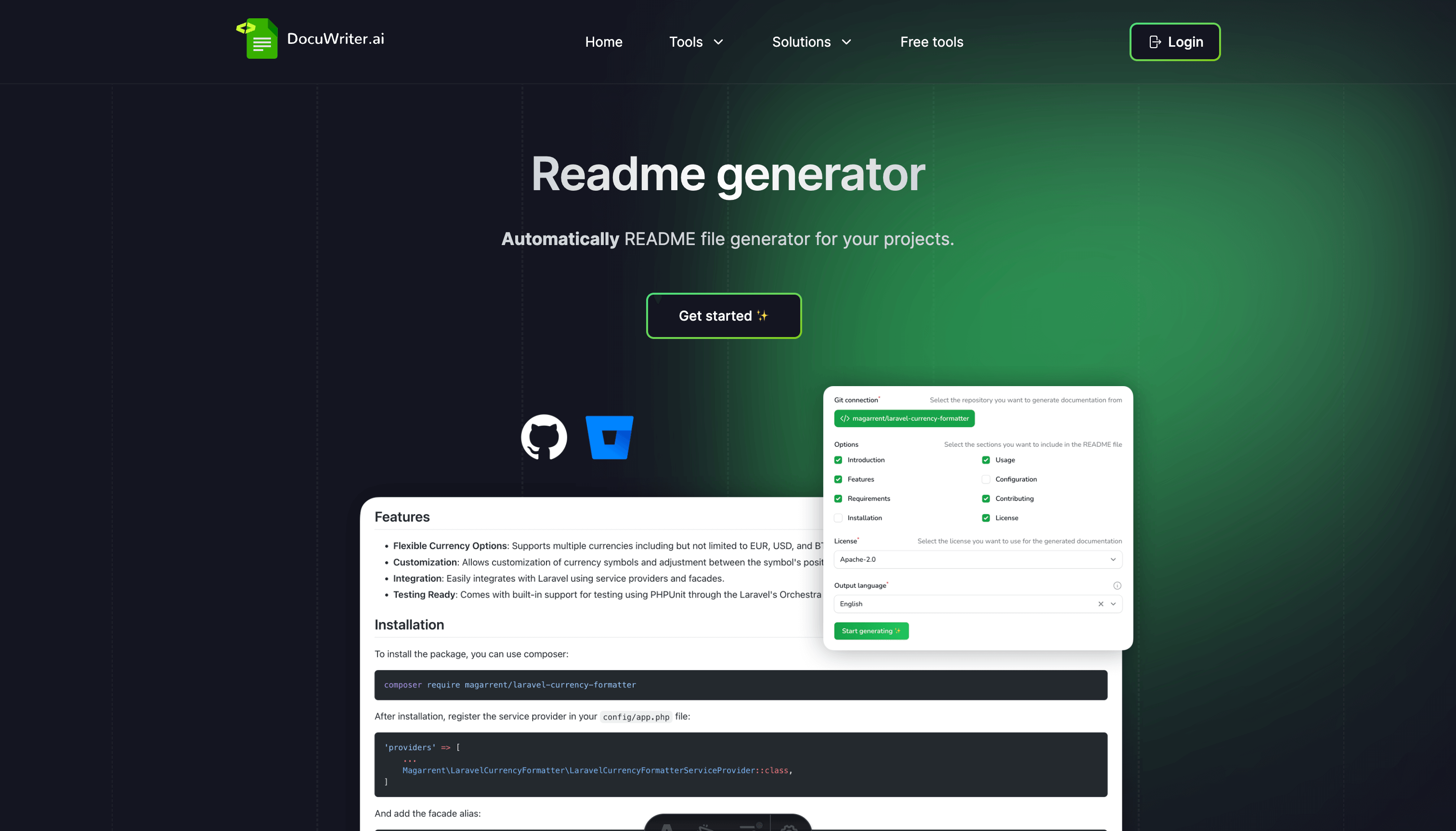 Online Readme file generator | DocuWriter.ai Online Readme file generator | DocuWriter.ai